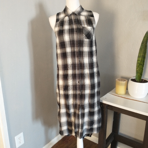 Mossimo Supply Co. | Dresses | Mossimo Black White Long Dress M C ...